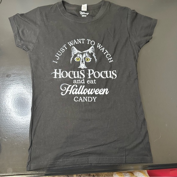 Disney | Tops | Disney Black Hocus Pocus Halloween Tee | Poshmark